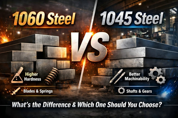 Acero al carbono 1060 vs. 1045: Diferencias clave y guía de compra ...